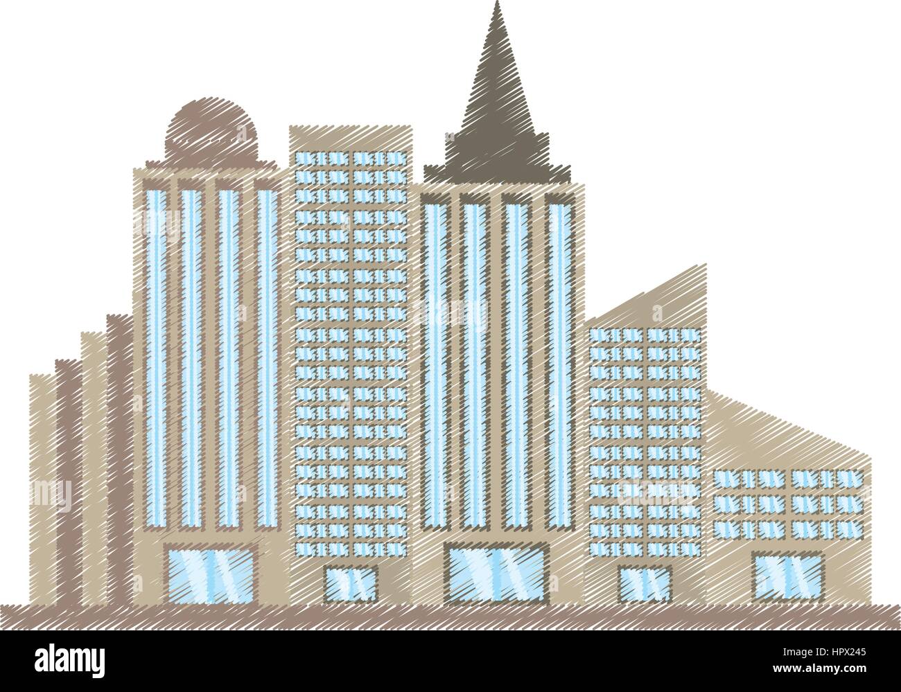 High Rise Building Drawing