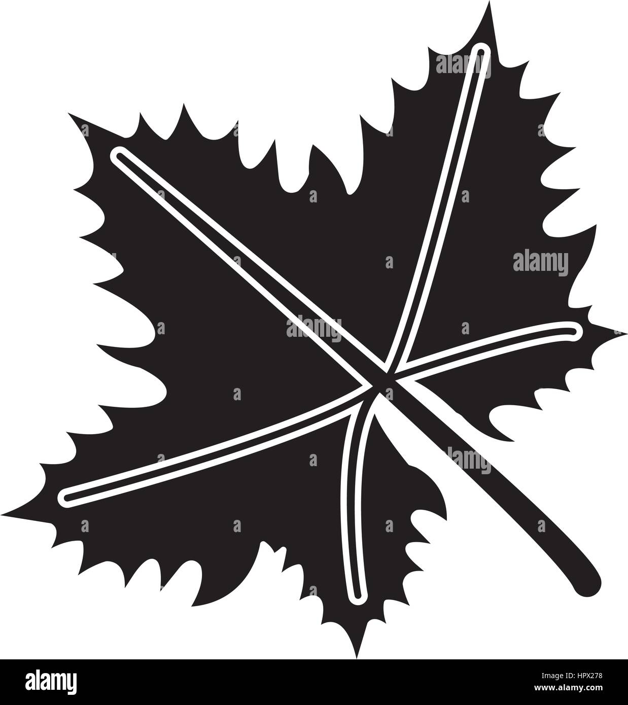 leave grape wine symbol pictogram Stock Vector Image & Art - Alamy