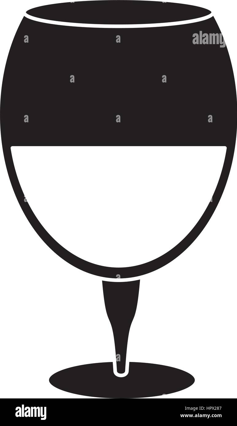 drinking glass wine icon pictogram Stock Vector Image & Art - Alamy