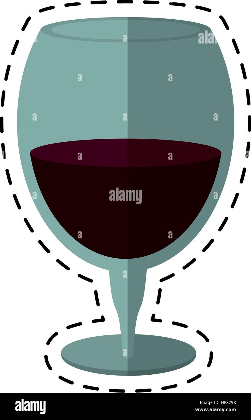Cartoon drinking glass wine icon hi-res stock photography and images ...