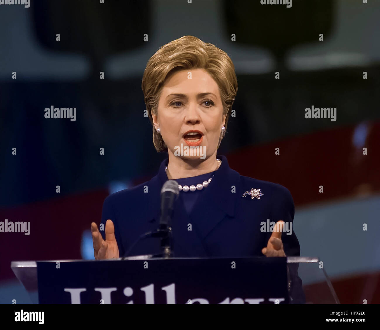 First Lady Hillary Clinton officially announces her candidacy for the ...