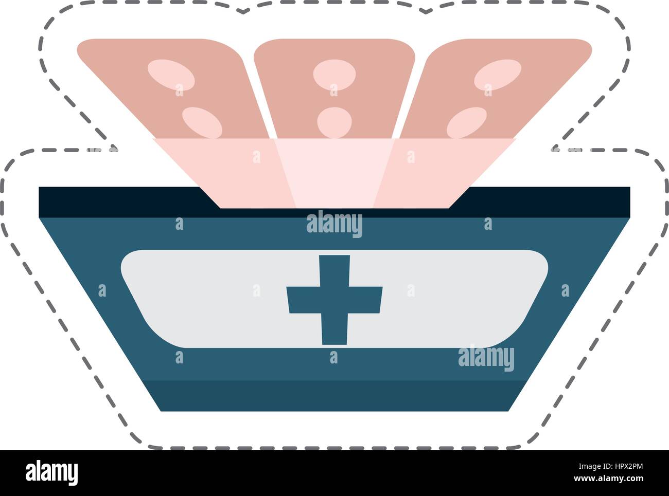 cartoon band plaster first aid Stock Vector Image & Art - Alamy