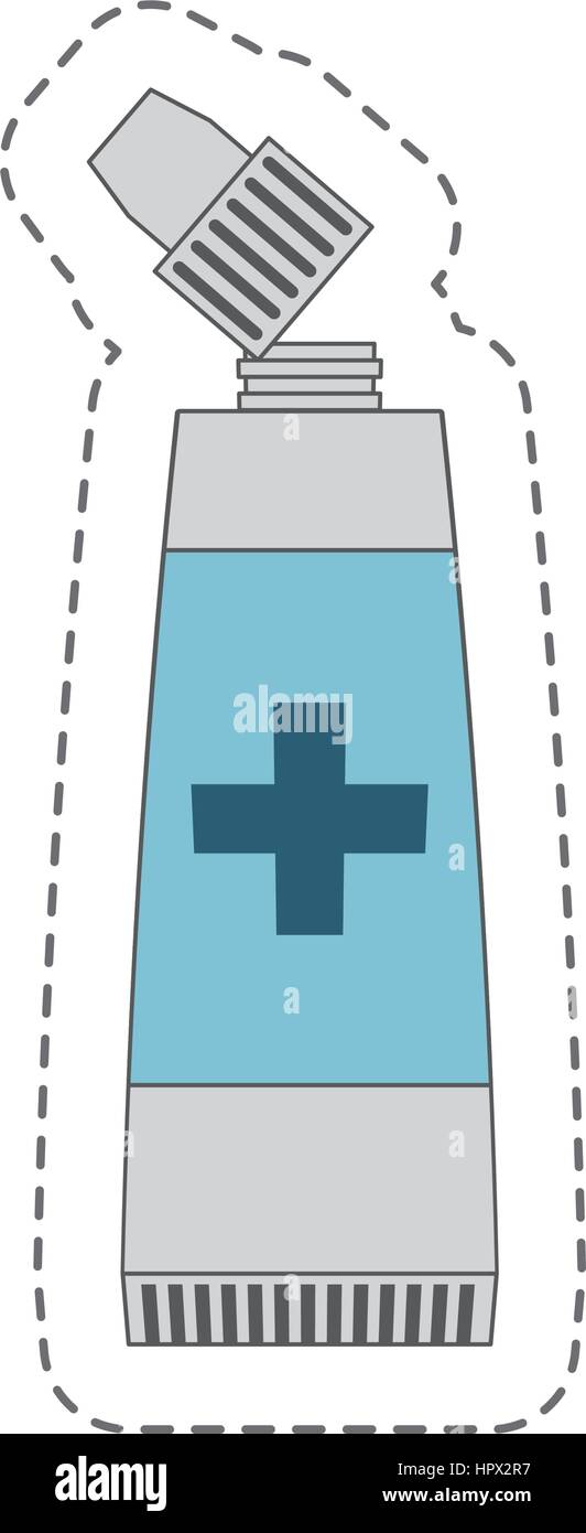 cartoon medicine cream tube plastic Stock Vector Image & Art - Alamy