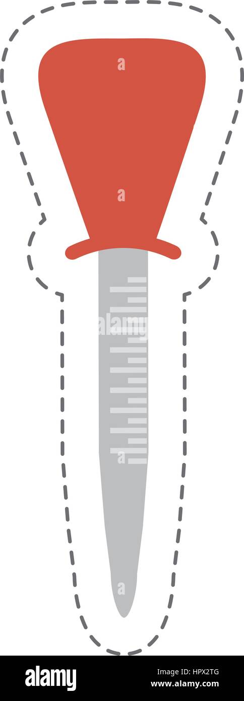 cartoon dropper laboratory equipment icon Stock Vector Image & Art - Alamy