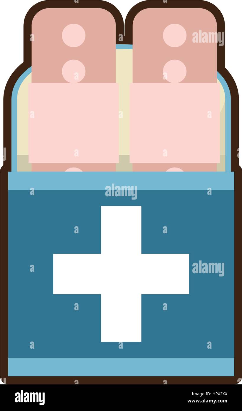 plaster first aid kit cross Stock Vector Image & Art - Alamy
