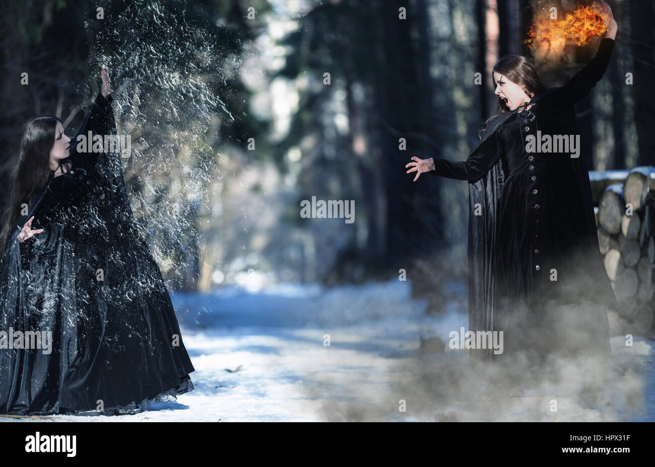 Fire demons hi-res stock photography and images - Alamy