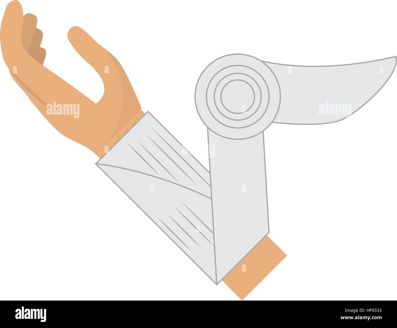 hand man bandage healthy aid Stock Vector Image & Art - Alamy