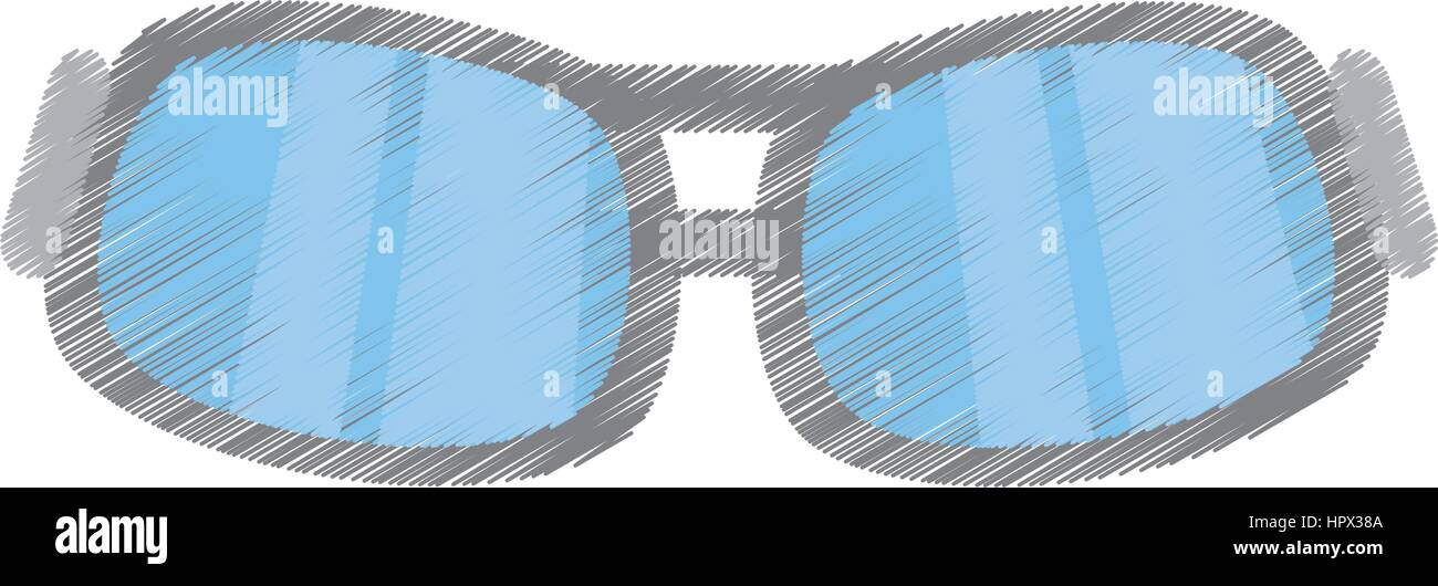 drawing glasses eye protect modern Stock Vector Image & Art - Alamy