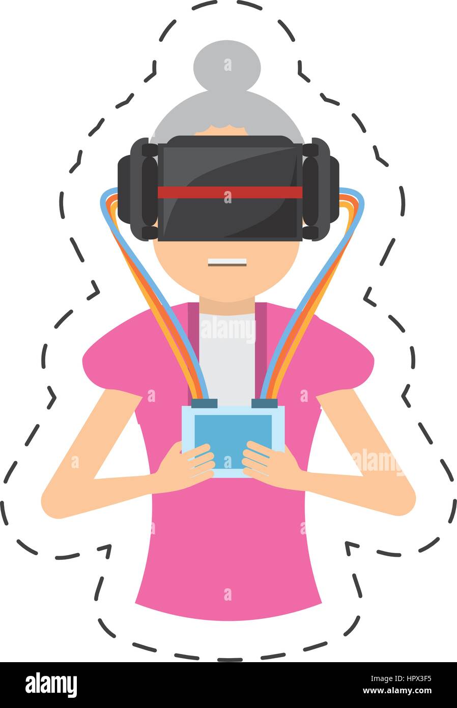 Vr Headset Stock Vector Images - Alamy