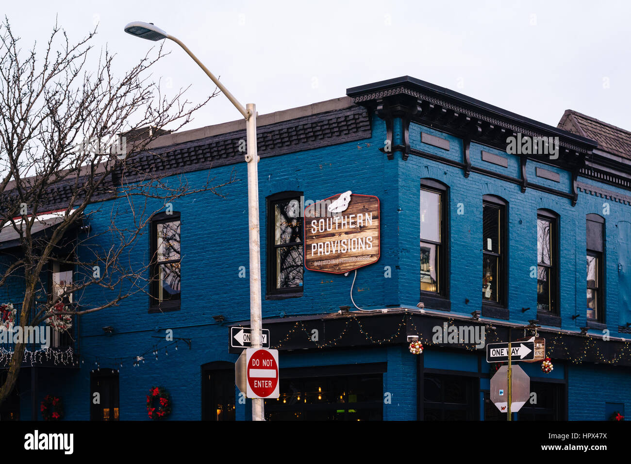 Bar at O'Donnell Square, in Canton, Baltimore, Maryland Stock Photo - Alamy