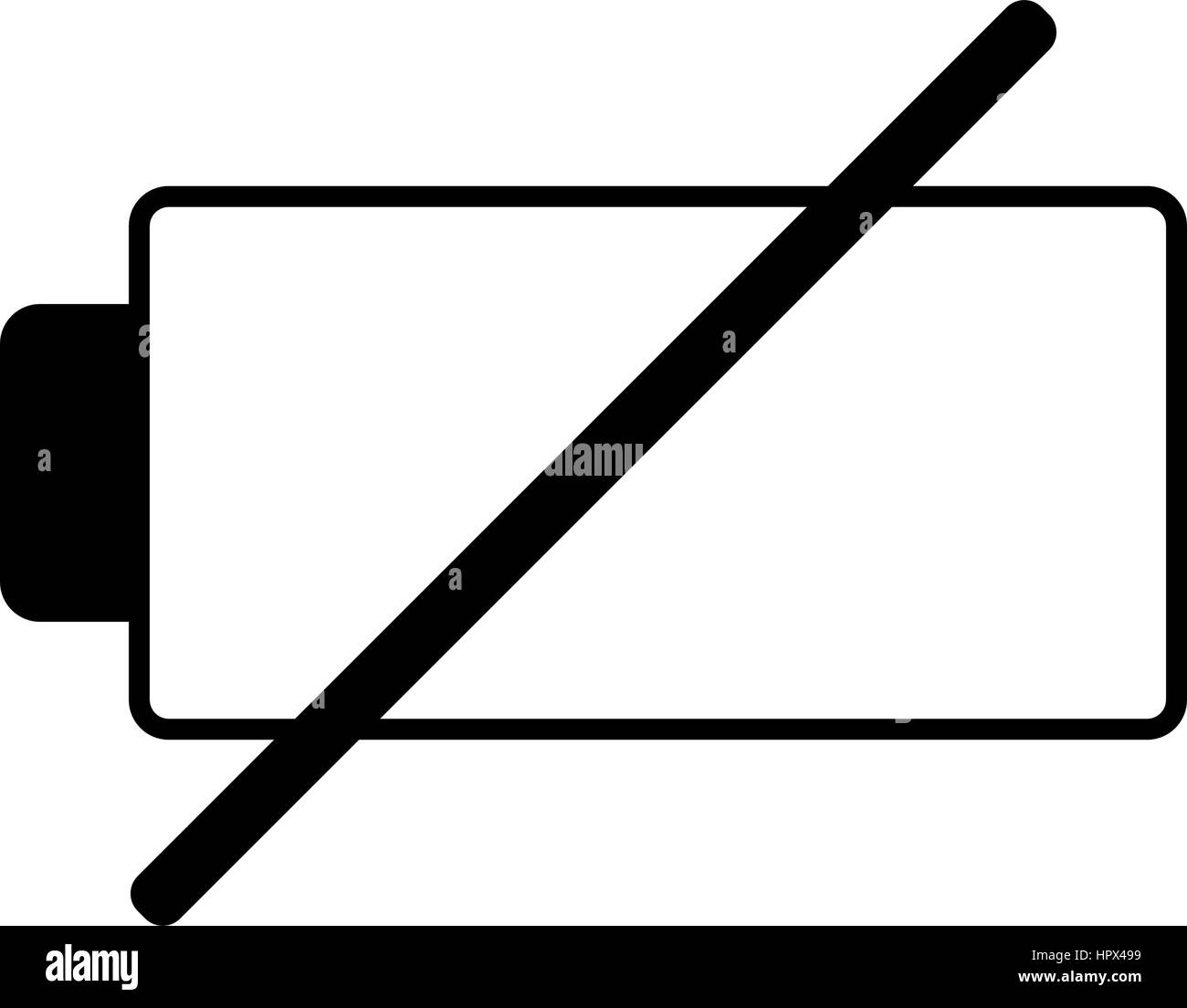 Low battery icon Stock Vector Image & Art - Alamy