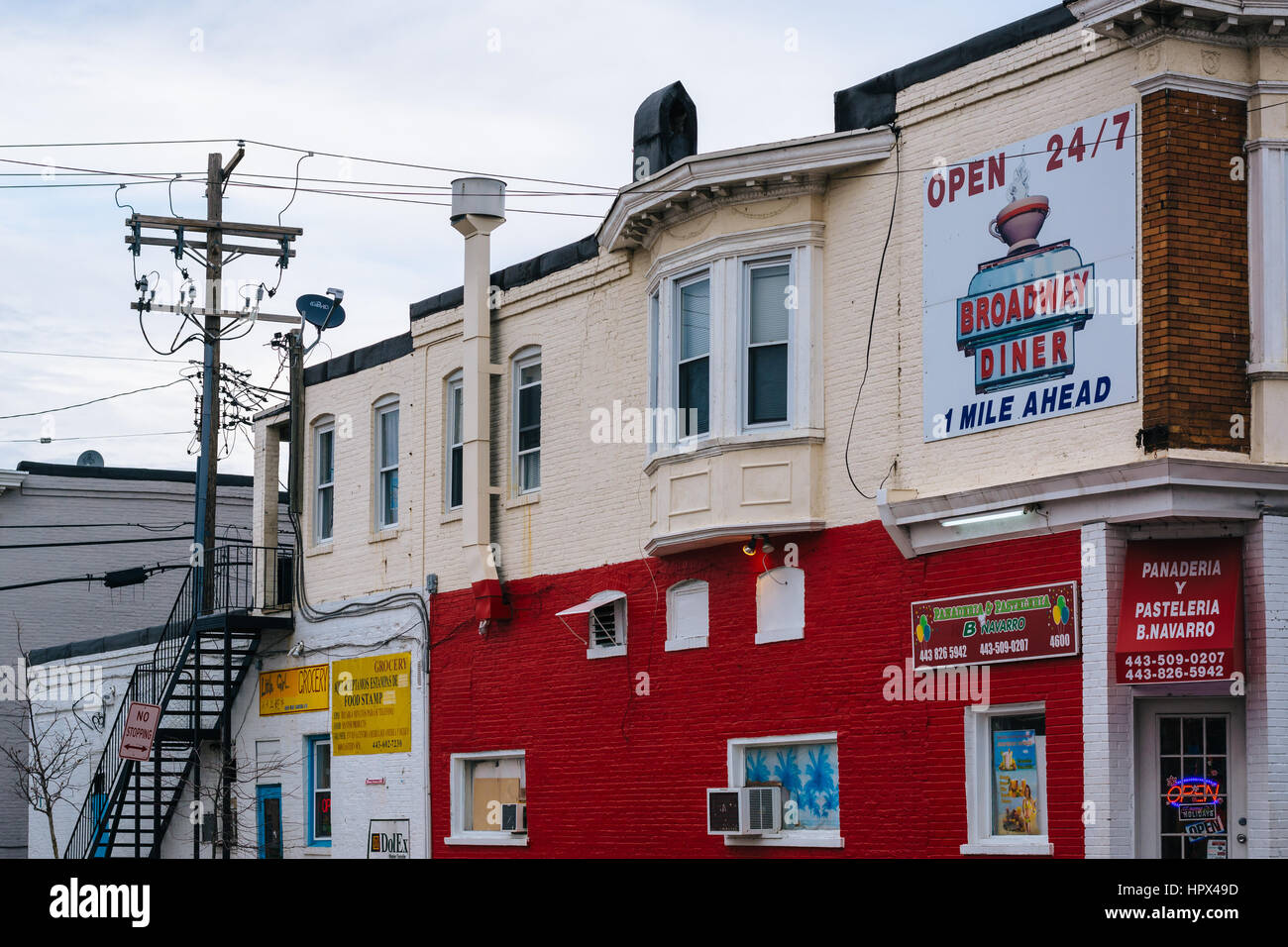 Building greektown historic hi-res stock photography and images - Alamy