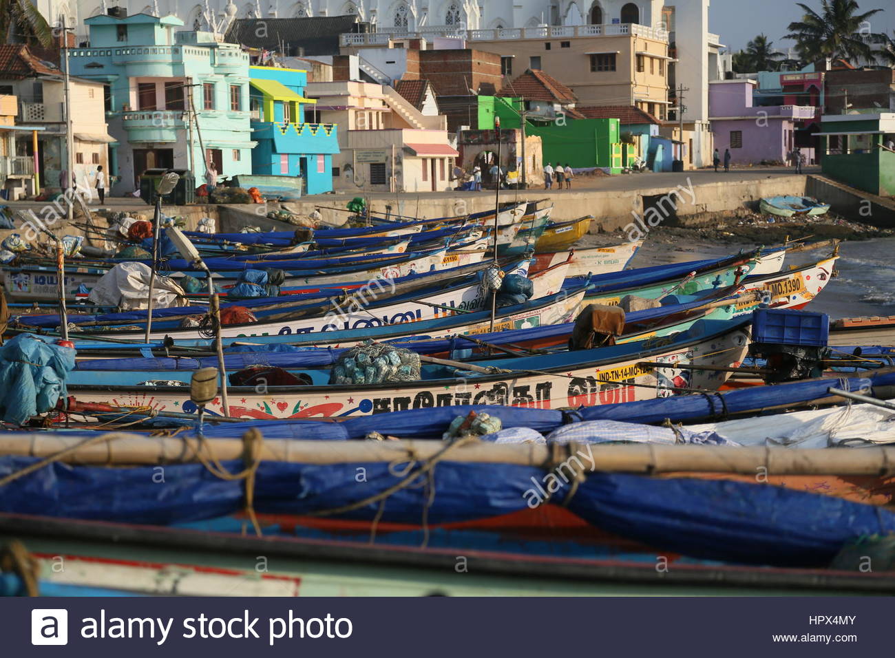 Fishing Harbour In India Stock Photos & Fishing Harbour In India Stock ...