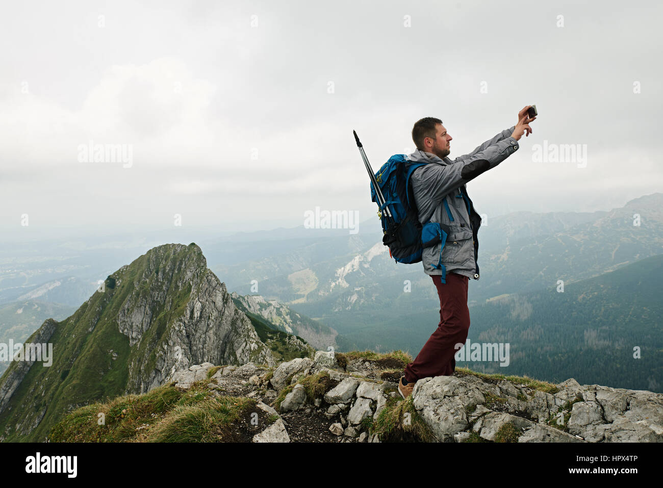 Atop a mountain hi-res stock photography and images - Alamy