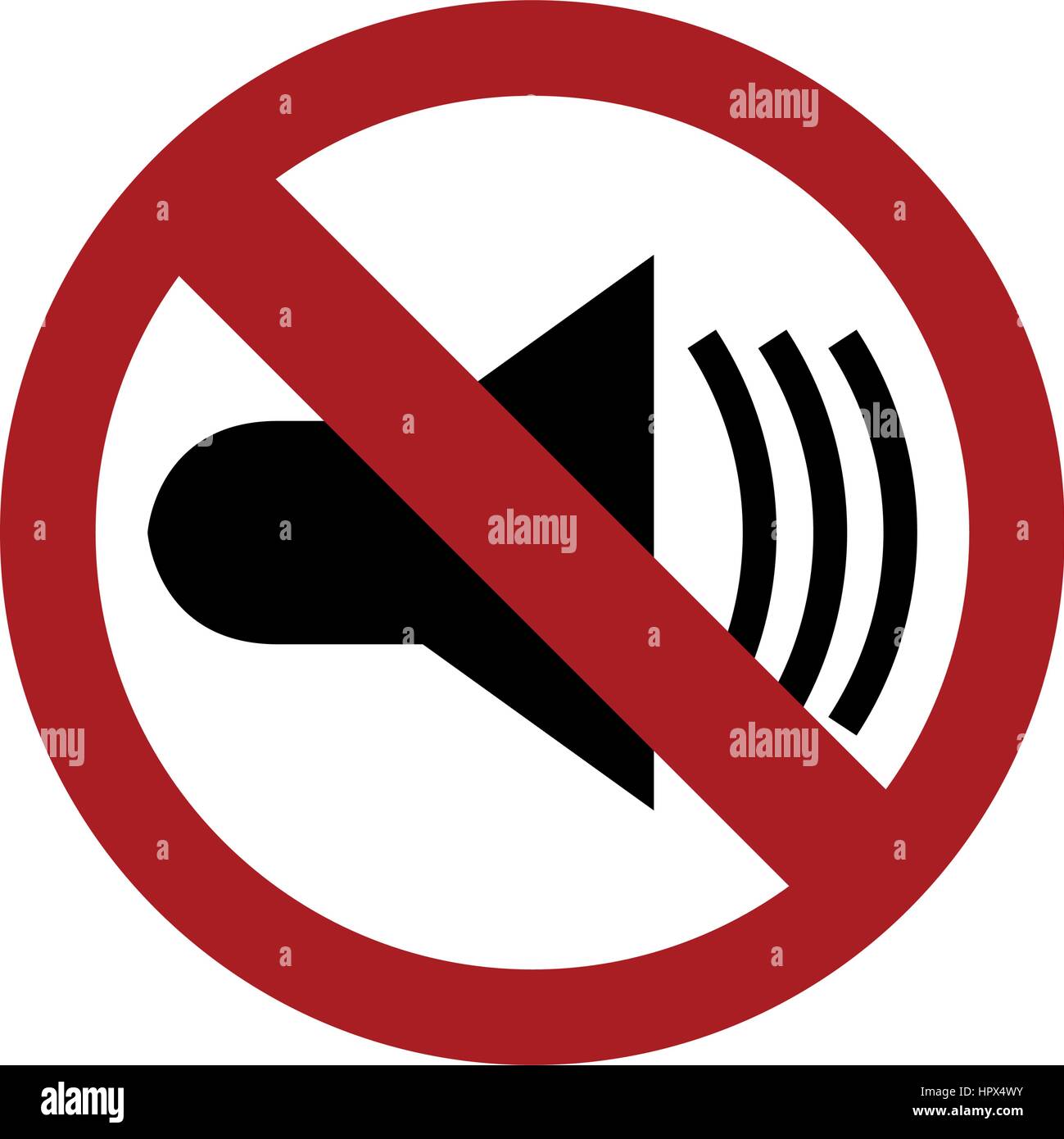 Icon no volume in vector on white background Stock Vector Image & Art ...