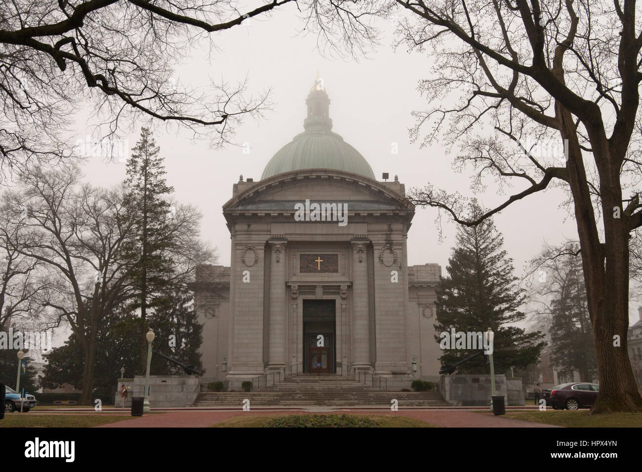 The chapel at the U.S. Naval Academy, Annapolis, Maryland Stock Photo ...
