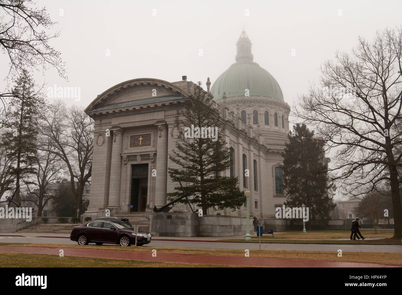 The chapel at the U.S. Naval Academy, Annapolis, Maryland Stock Photo ...