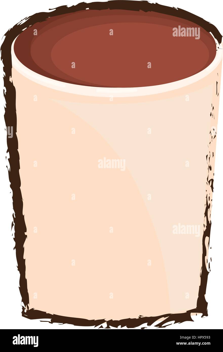 Glass coffee mug shot Stock Vector Images - Alamy