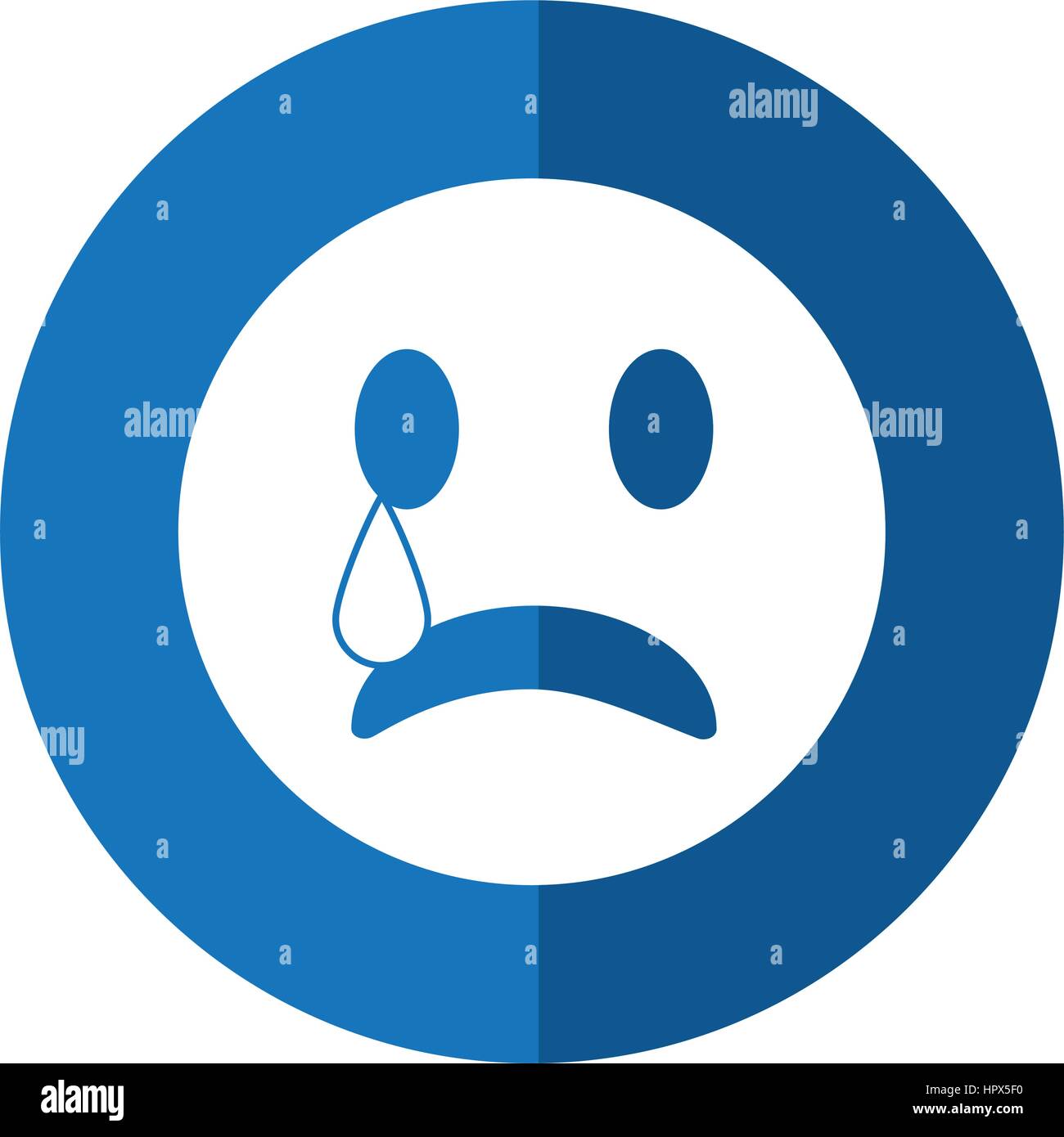 sad emoticon style icon shadow Stock Vector Image & Art - Alamy