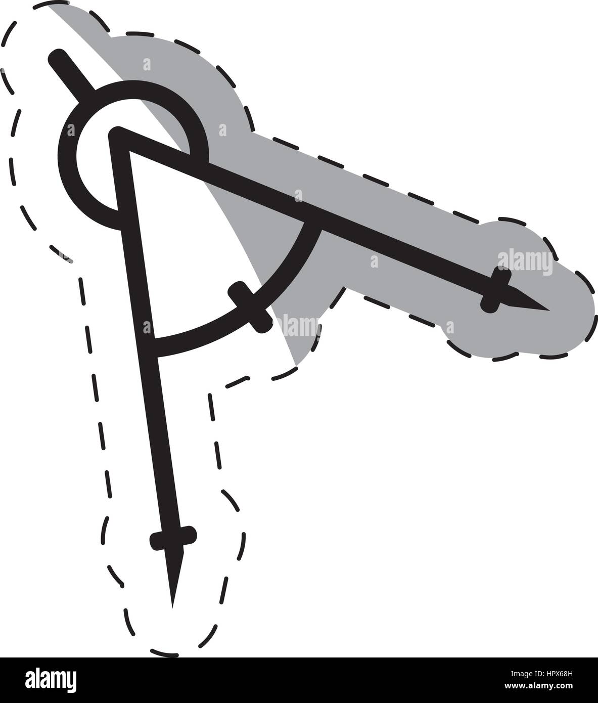 geometry compass school thin line Stock Vector Image & Art - Alamy