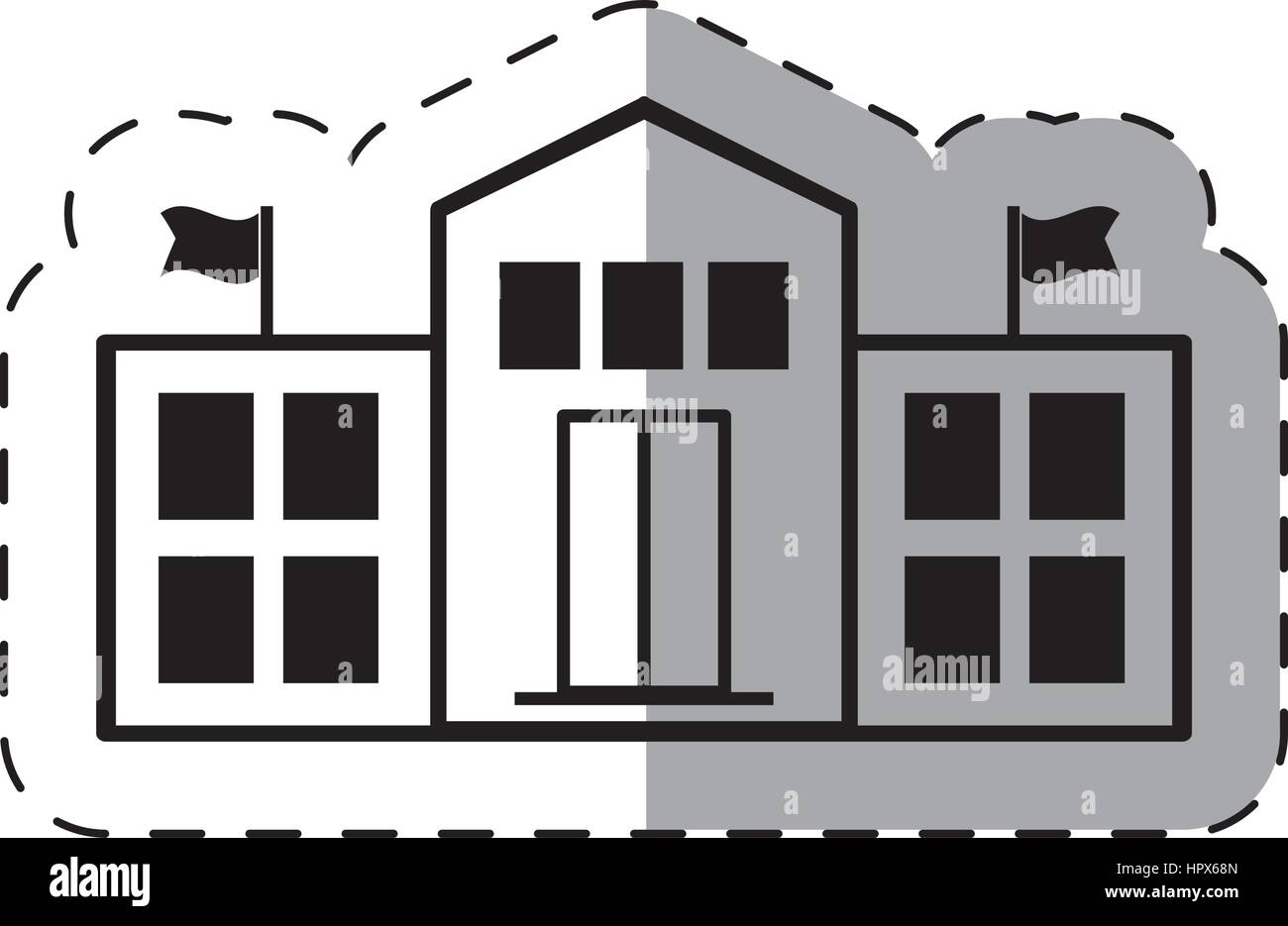 City elements thin line Stock Vector Images - Alamy