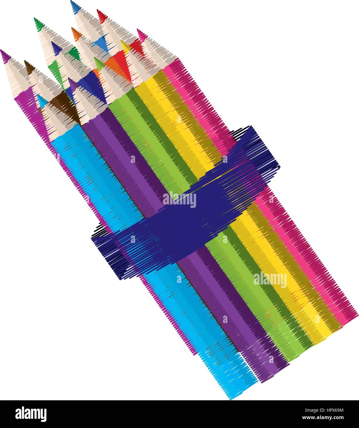 school ed pencils design Stock Vector Image & Art - Alamy