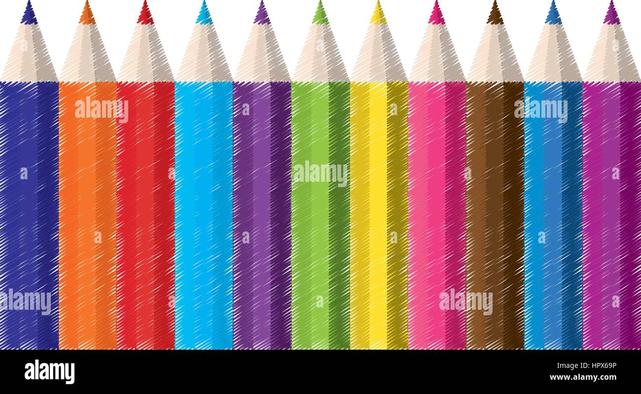 school s pencil wooden design Stock Vector Image & Art - Alamy