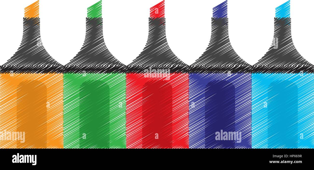 Note markers Stock Vector Images - Alamy