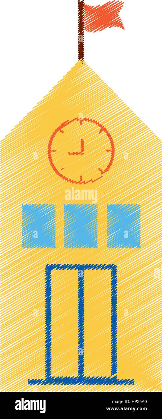 Courtyard clock Stock Vector Images - Alamy