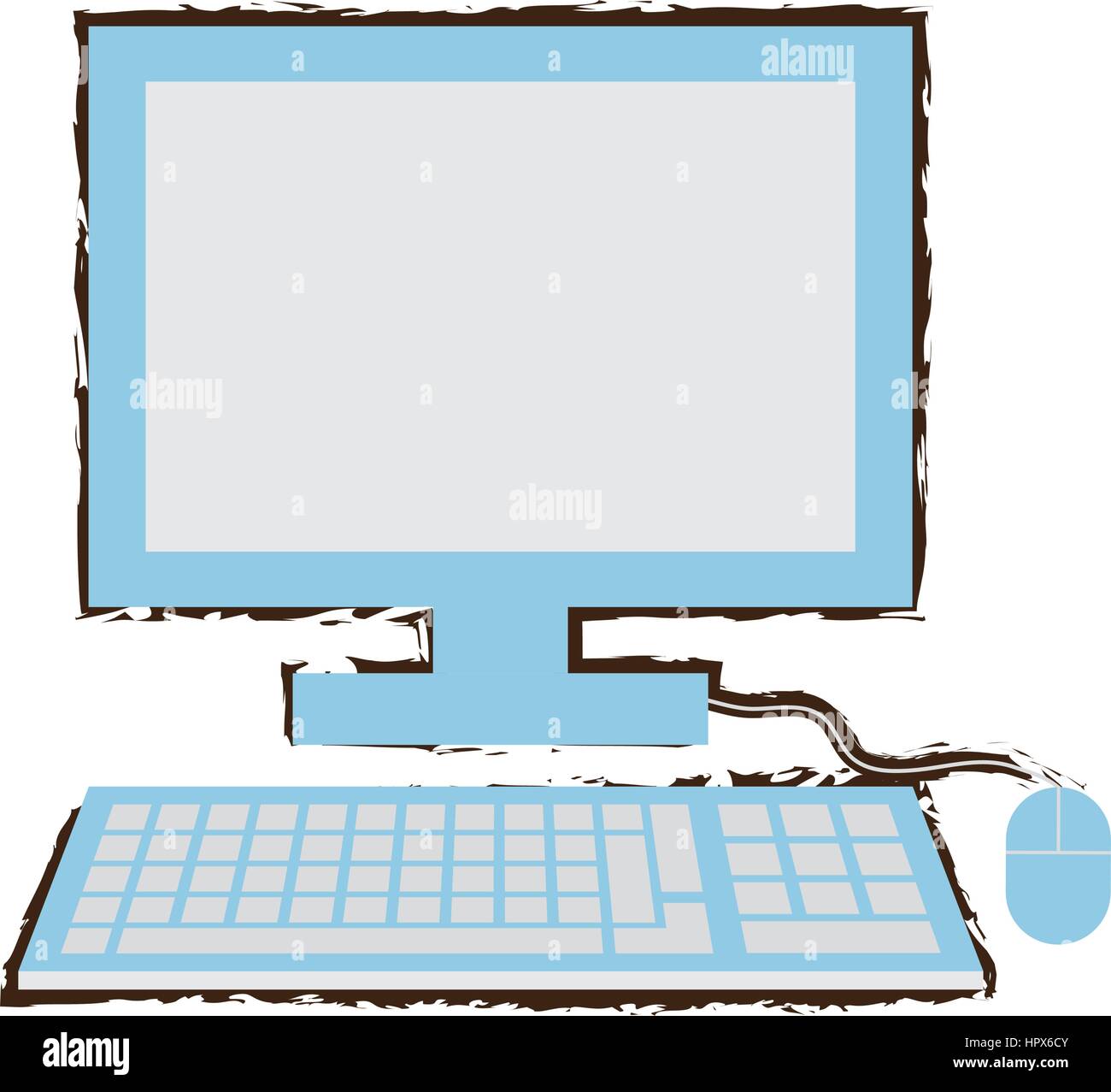 computer school learn sketch Stock Vector Image & Art - Alamy