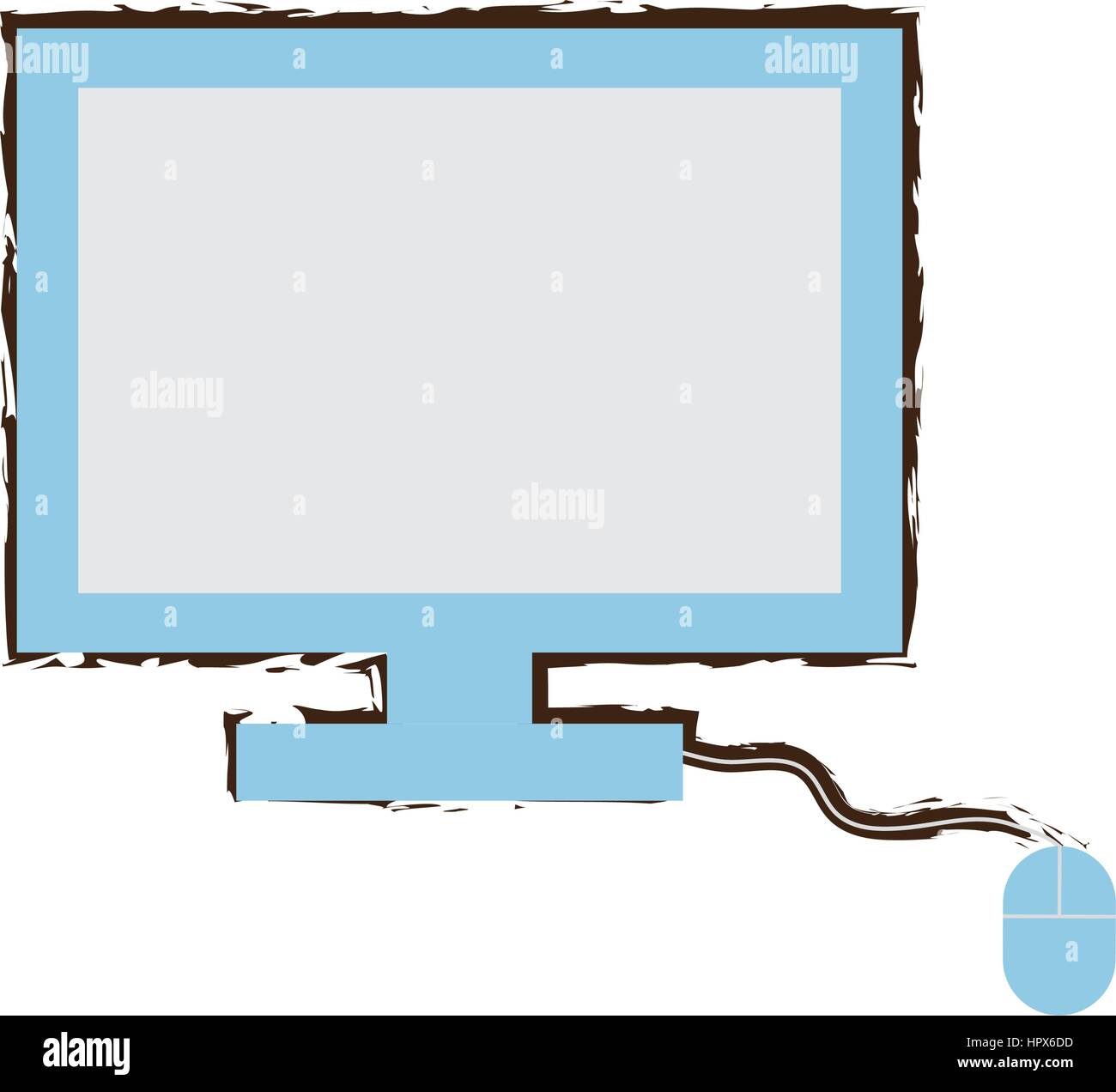 sketch screen mouse computer Stock Vector Image & Art - Alamy