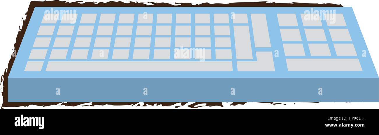 sketch keyboard computer Stock Vector Image & Art - Alamy