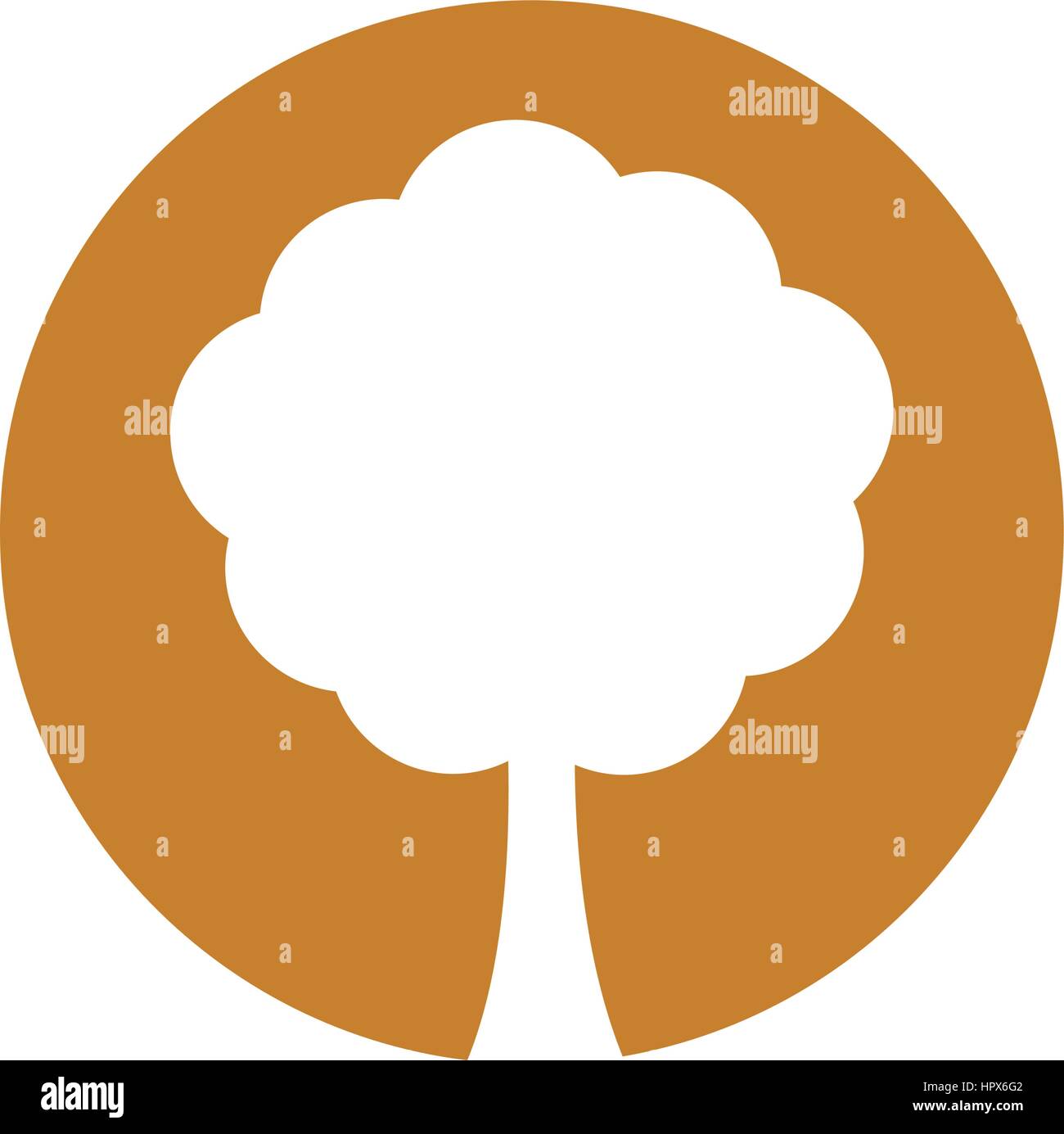 environment tree natural symbol Stock Vector Image & Art - Alamy