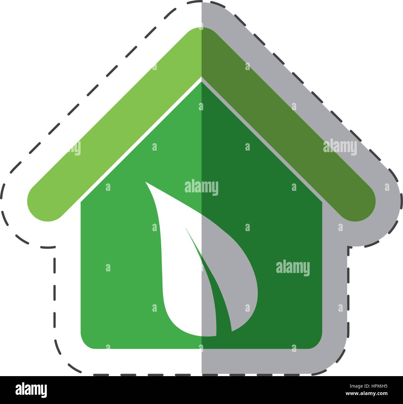 environment house recycling icon Stock Vector Image & Art - Alamy