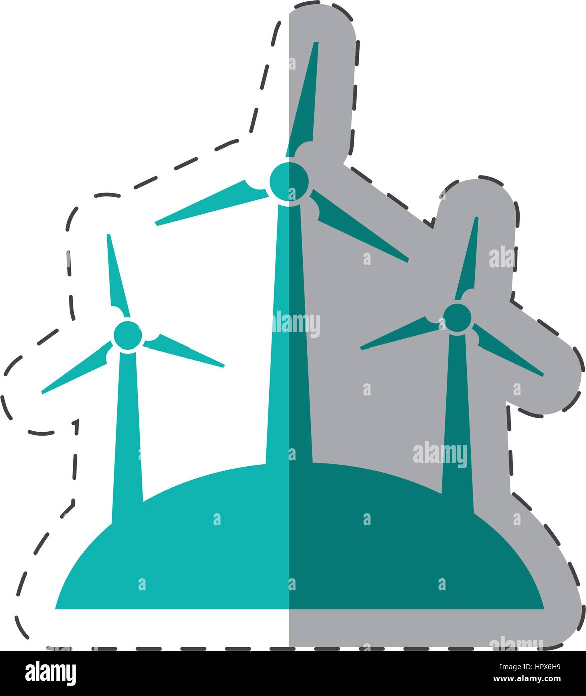 wind turbine energy environment design Stock Vector Image & Art - Alamy