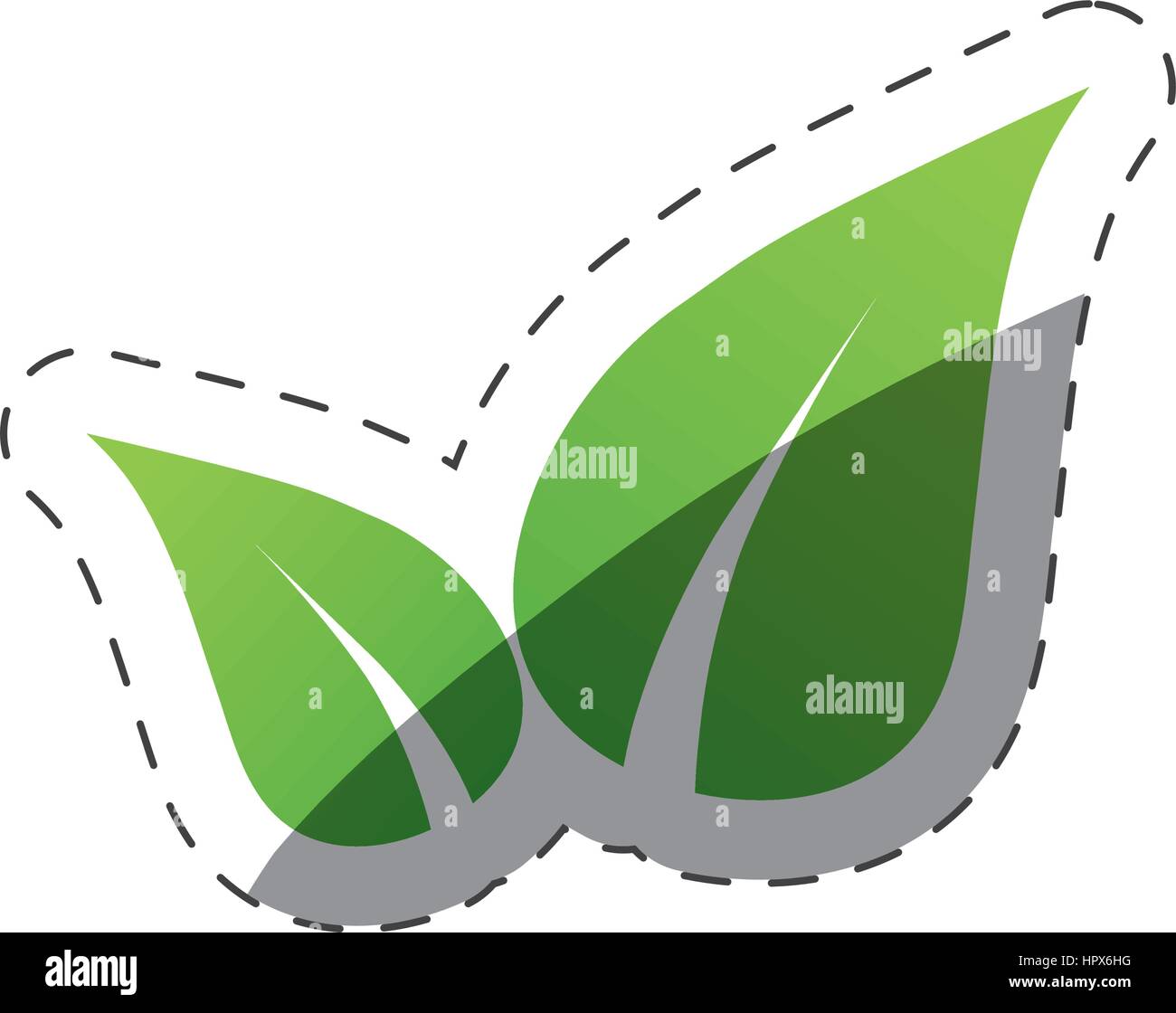 environment leaves nature symbol Stock Vector Image & Art - Alamy