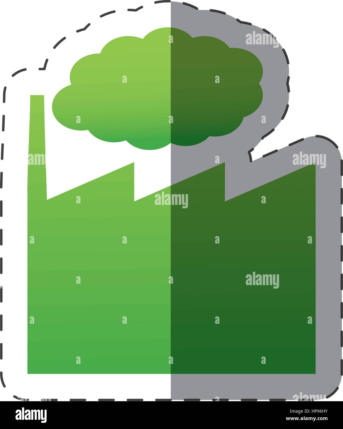 green building factory environment Stock Vector Image & Art - Alamy