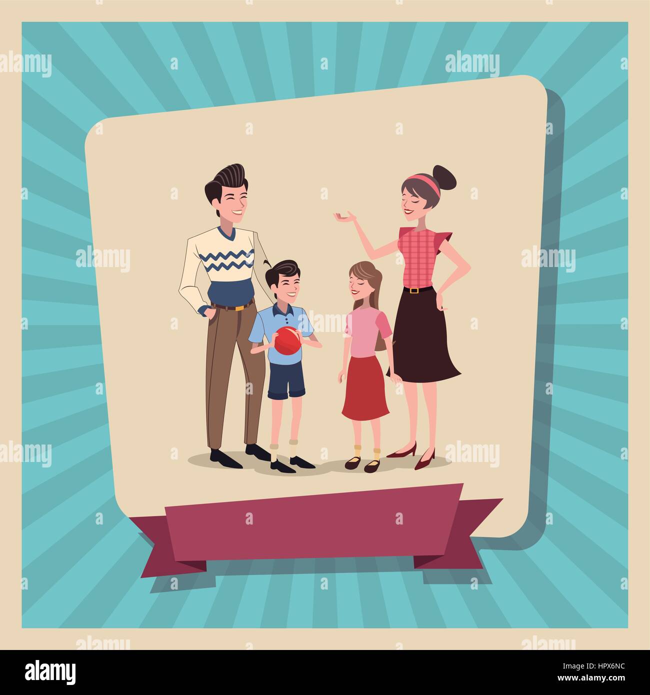 Studio portrait mother and son group Stock Vector Images - Alamy
