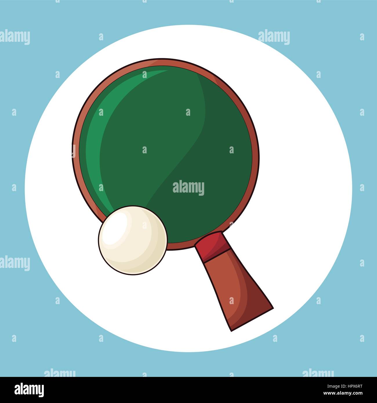 racket and ball ping pong Stock Vector Image & Art - Alamy