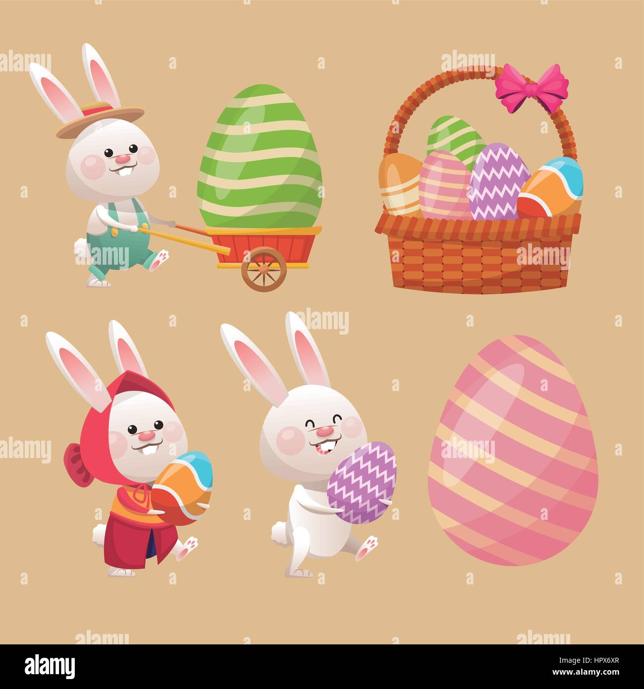 collection easter season decoration Stock Vector Image & Art - Alamy