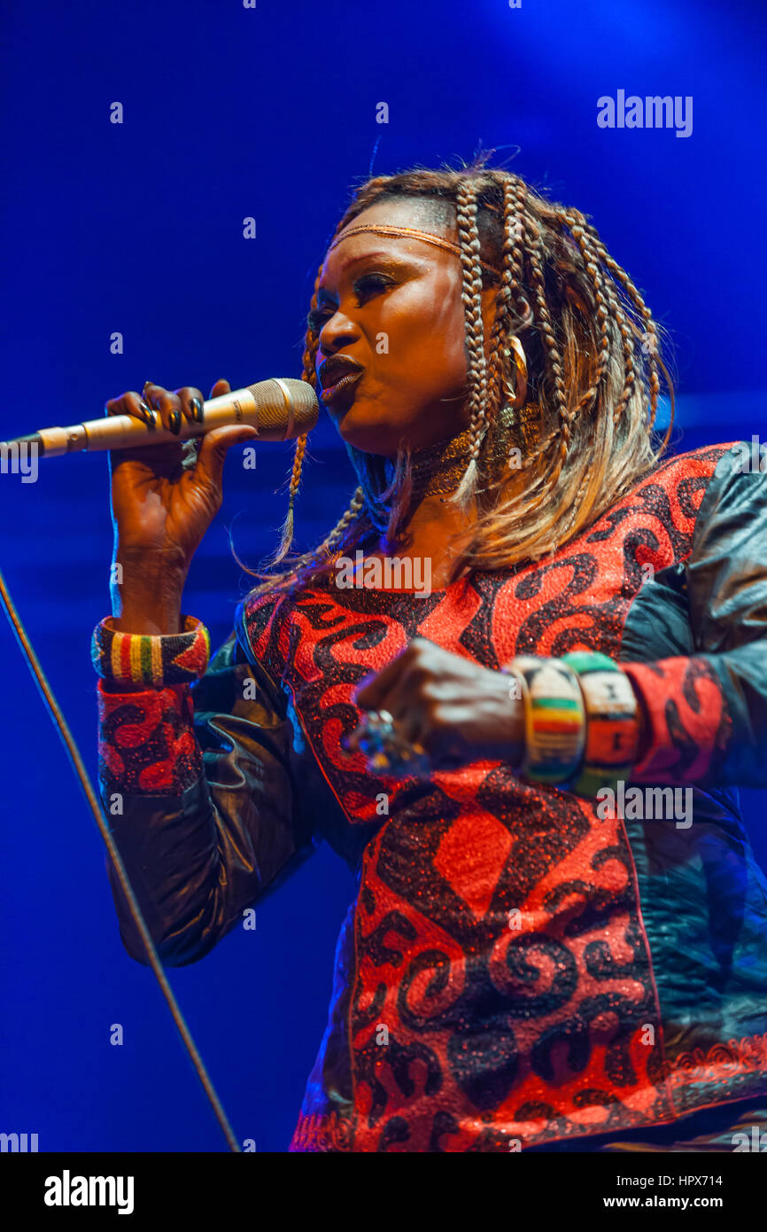 Oumou Sangare & Band perform at Byron Bay Bluesfest, New South Wales ...