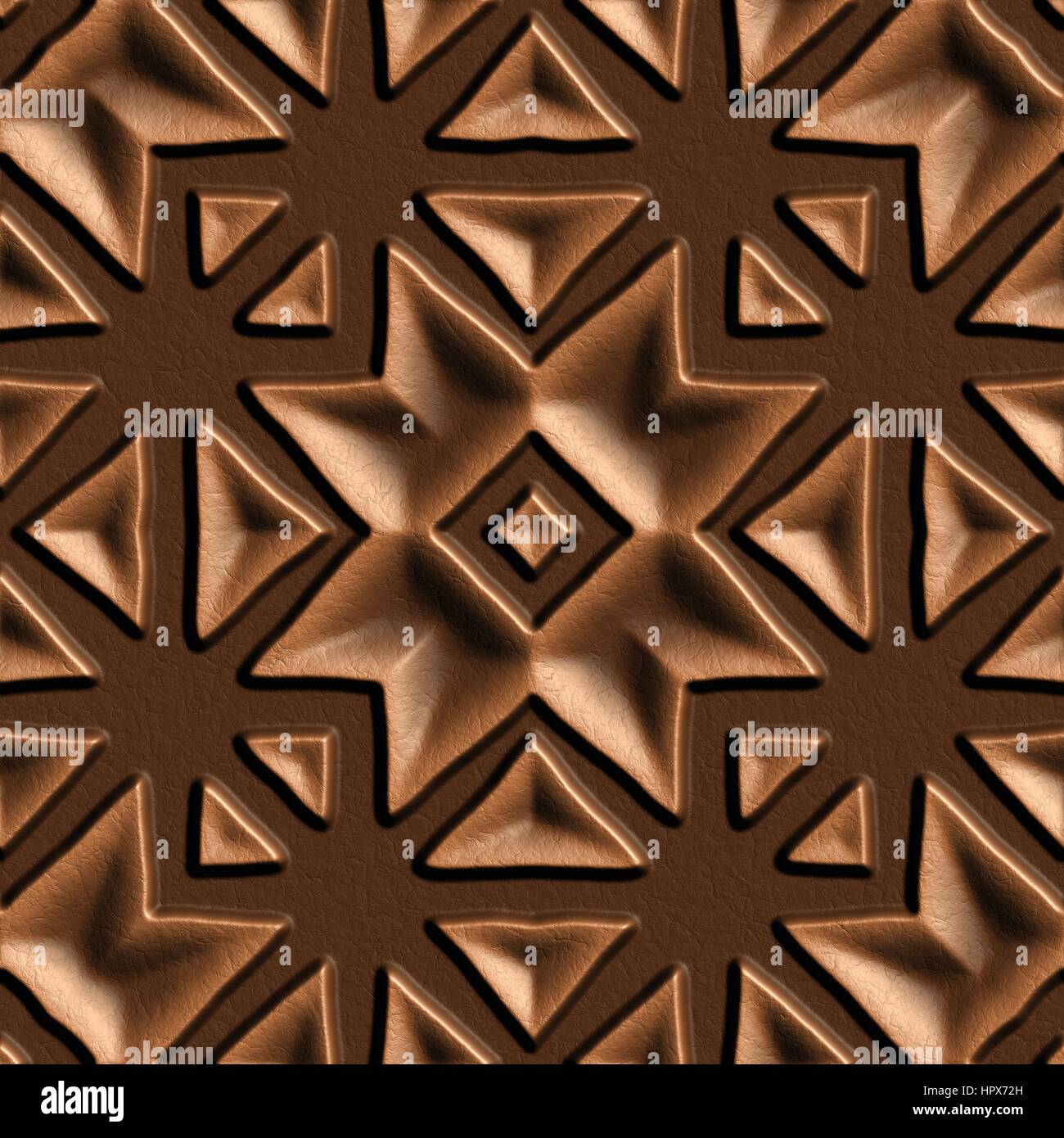 3d seamless tile pattern brown leather background Stock Photo - Alamy