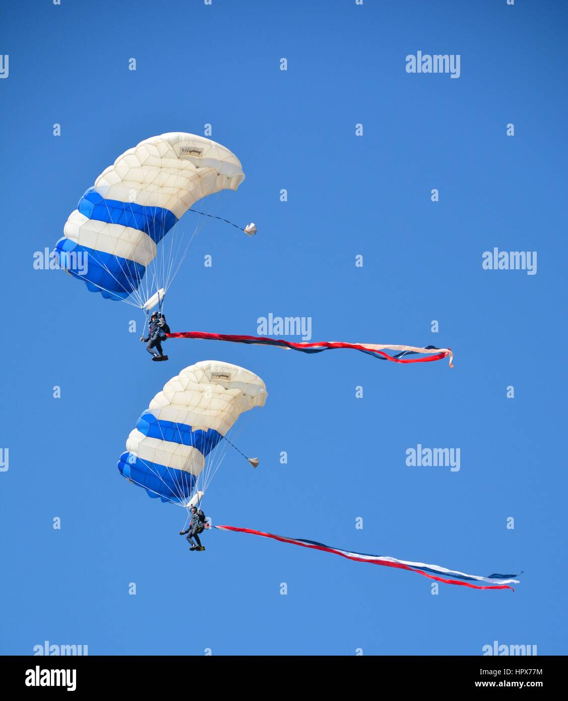 Parachuting and Powered Parachuting Stock Photo - Alamy