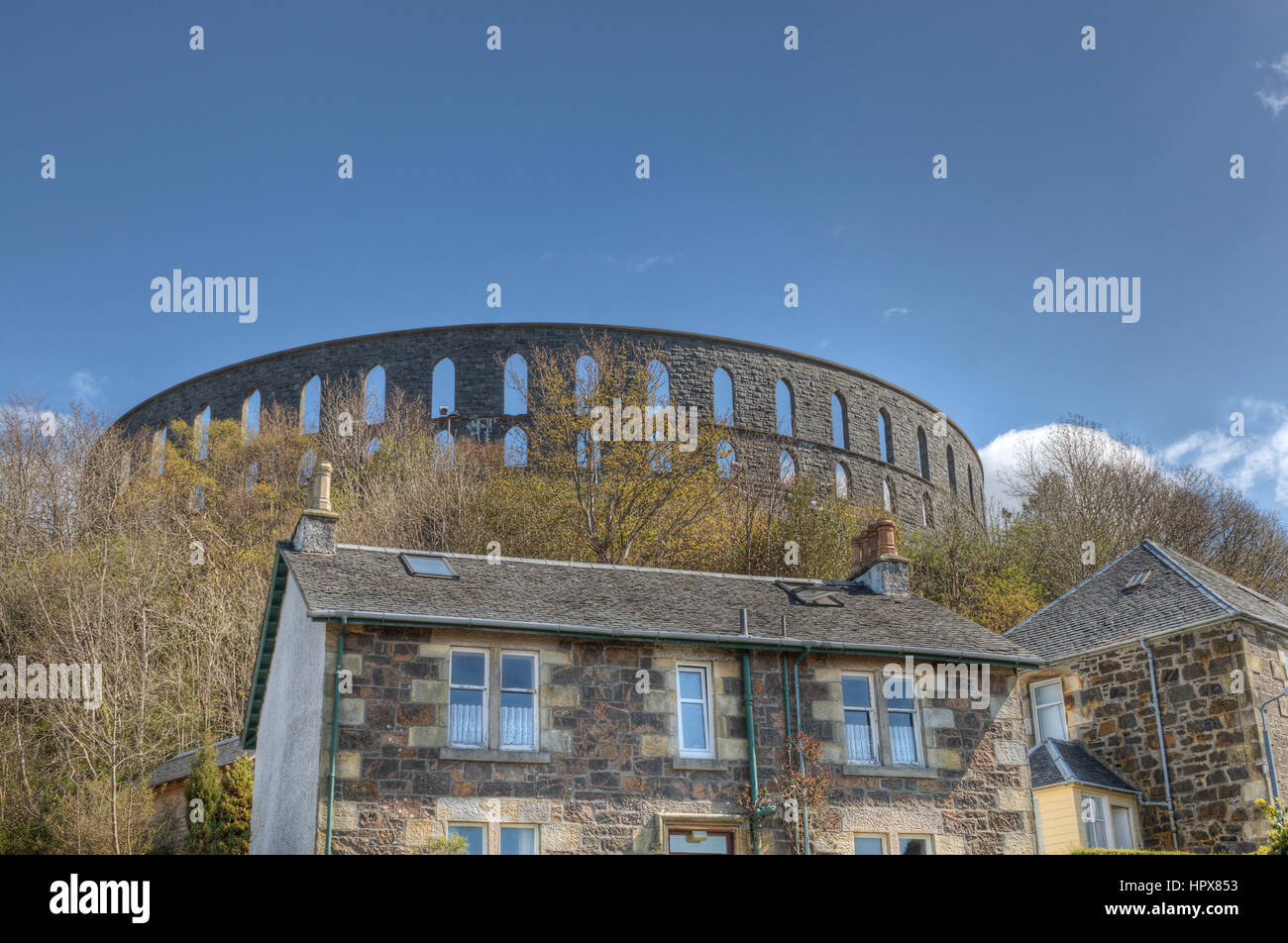 Mccaig tower oban hi-res stock photography and images - Alamy