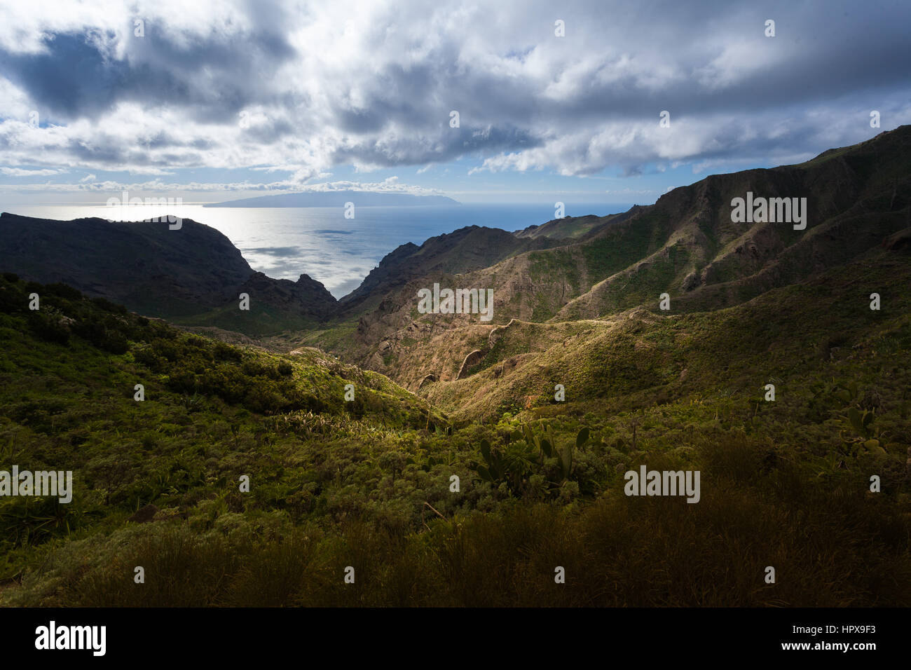 Masca Canyon. Light and Shadow. Hiking on Tenerife. Known for its ...