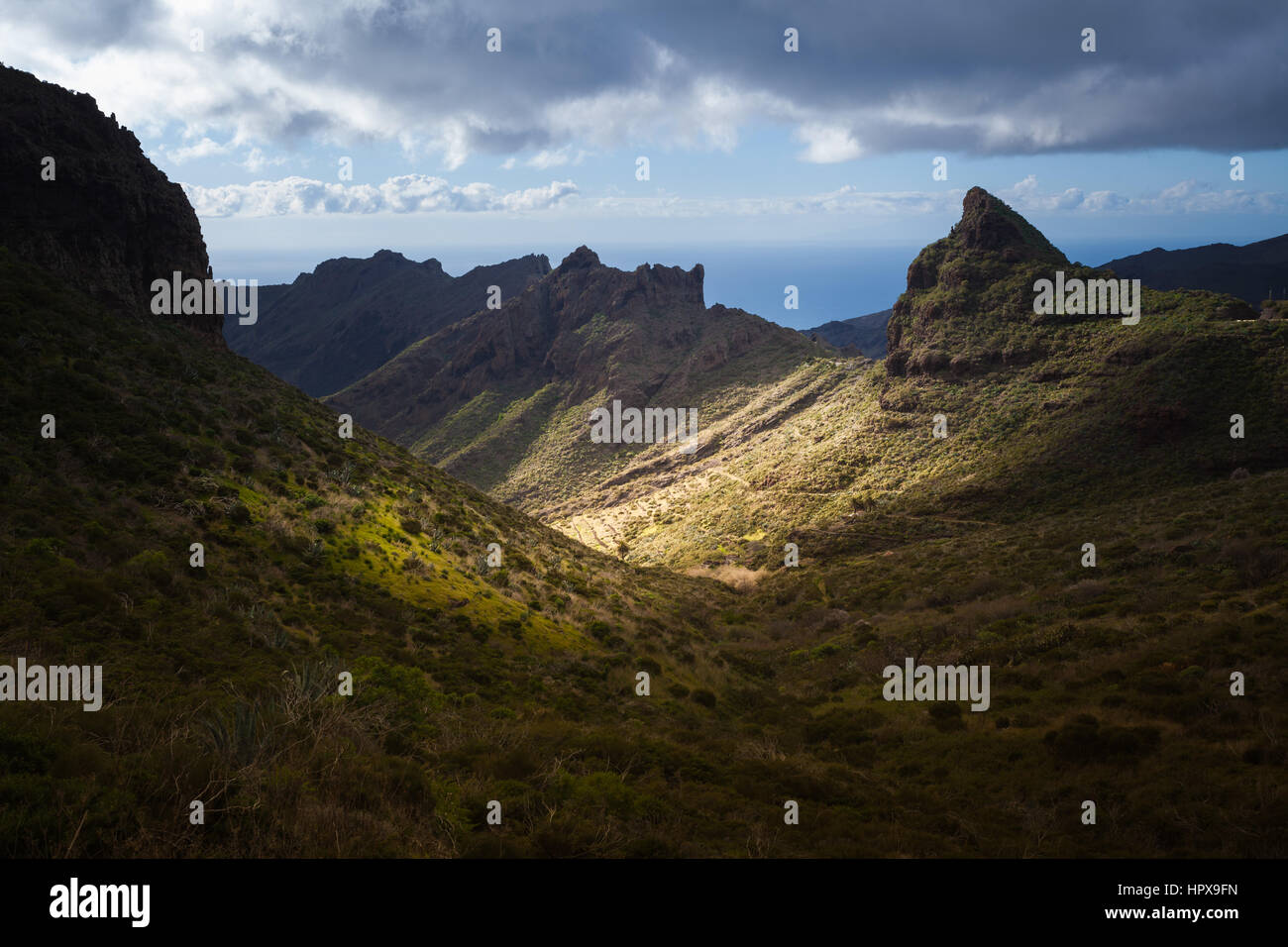 Masca Canyon. Light and Shadow. Hiking on Tenerife. Known for its ...