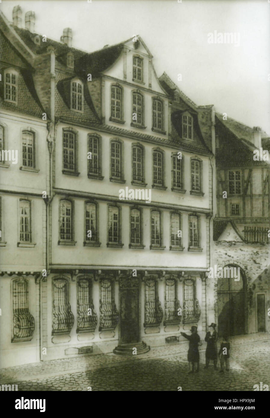 The house of Goethe, Frankfurt, Germany Stock Photo - Alamy