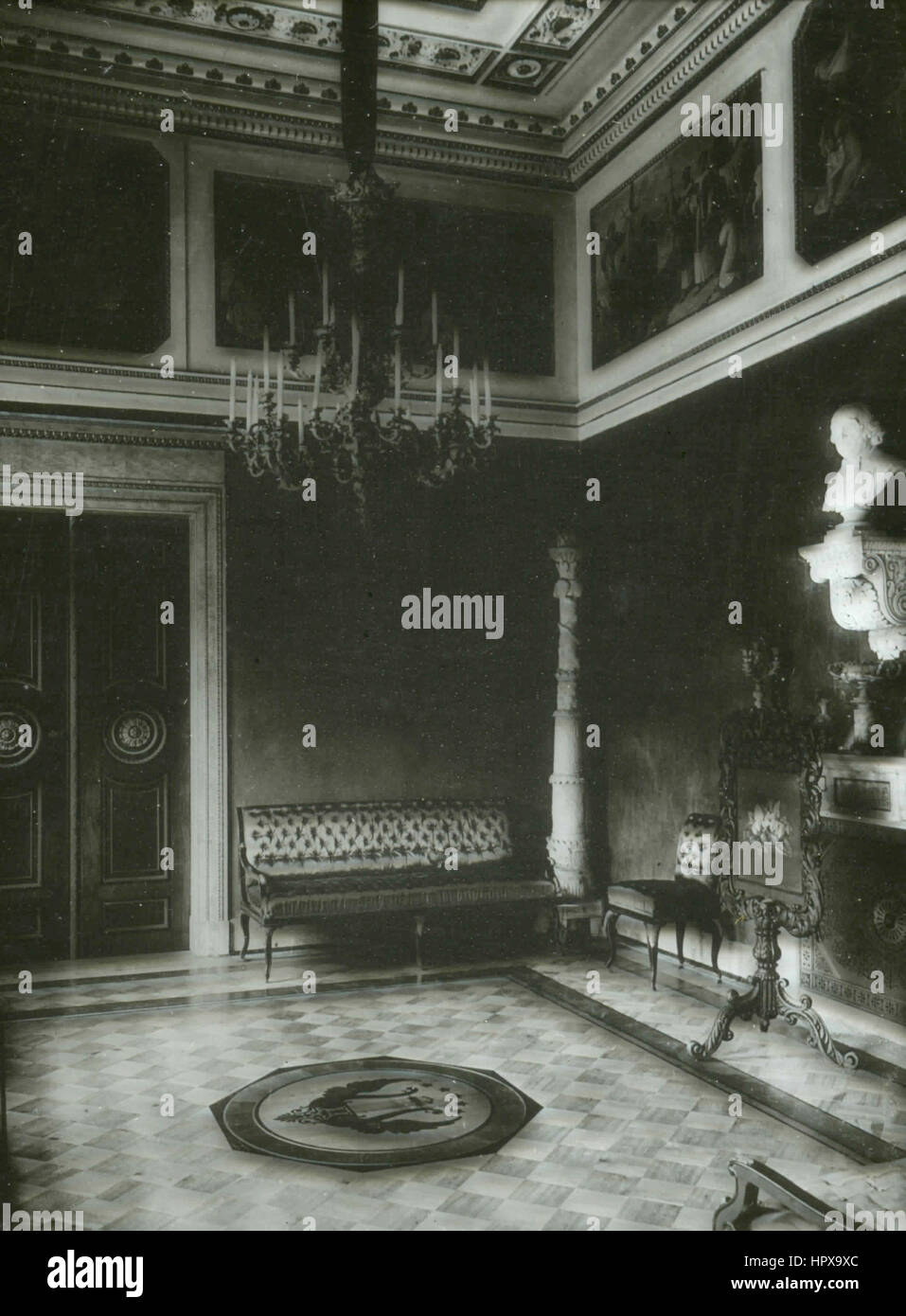 The room of Goethe in the castle of Weimar, Germany Stock Photo - Alamy