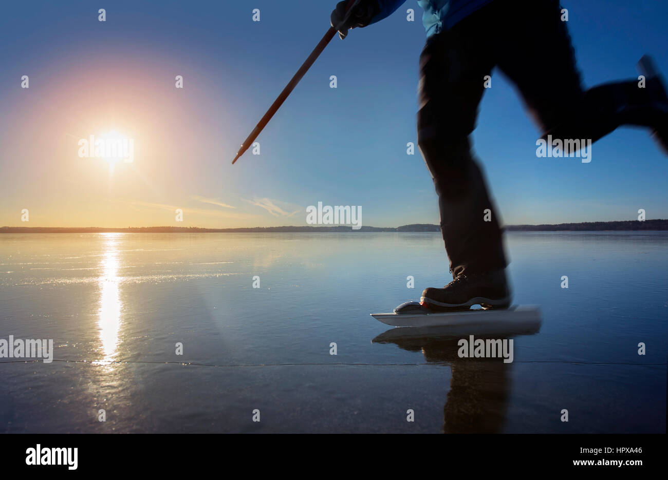 Natural ice skating sweden hi-res stock photography and images - Alamy