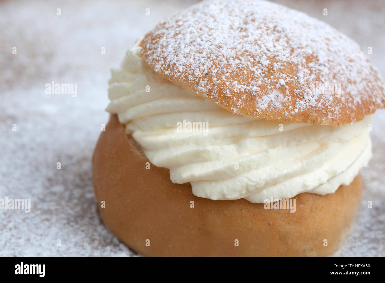 A swedish semla Stock Photo - Alamy